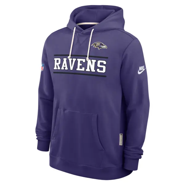 Nike Baltimore Ravens Alt Standard Issue Dri-fit Nfl Pullover Hoodie - Purple