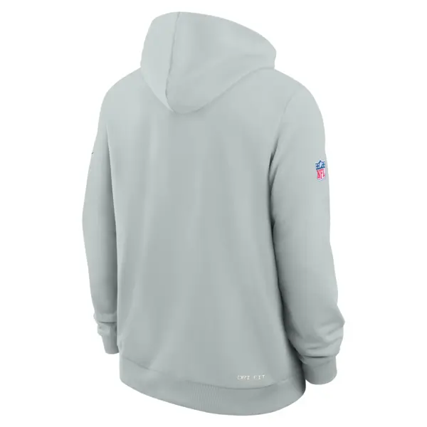 Nike Las Vegas Raiders Sideline Standard Issue Pullover Hoodie - Grey