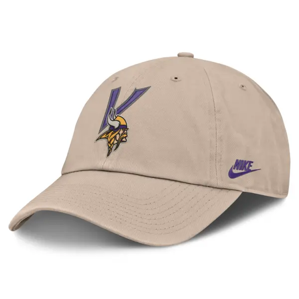 Nike Minnesota Vikings Rewind Club Nfl Adjustable Hat - Brown