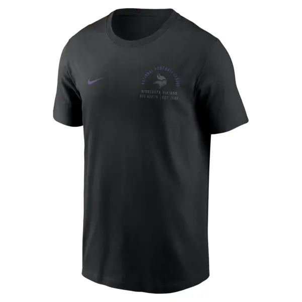 Nike Minnesota Vikings Essential Nfl T-shirt - Black