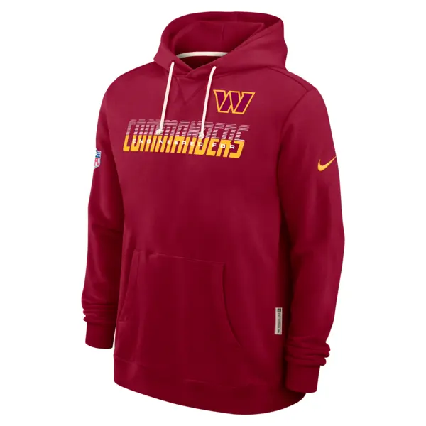 Nike Washington Commanders Sideline Standard Issue Dri-fit Nfl Pullover Hoodie - Red