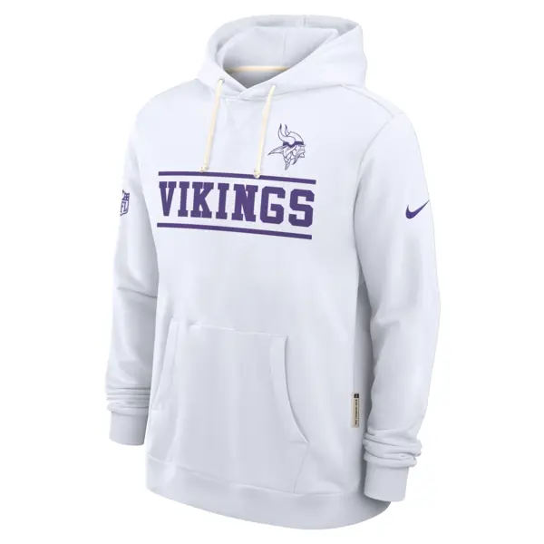 Nike Minnesota Vikings Alt Standard Issue Dri-fit Nfl Pullover Hoodie - White