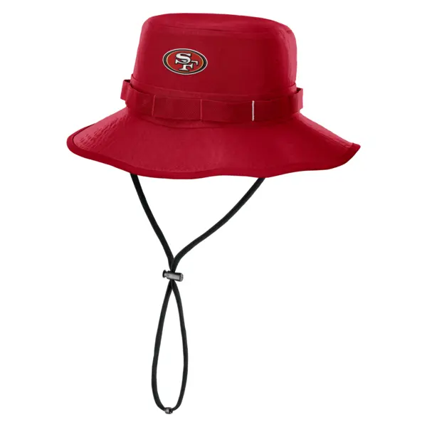 Nike San Francisco 49ers Primetime Apex Boonie Nfl Dri-fit College Bucket Hat - Red