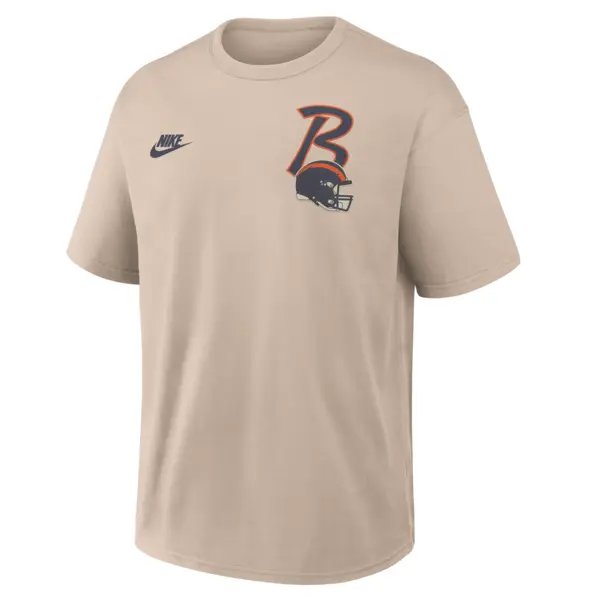 Nike Chicago Bears Rewind Max90 Nfl T-shirt - Brown