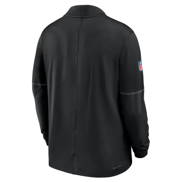 Nike Las Vegas Raiders Dri-fit Nfl 1/2-zip Top - Black