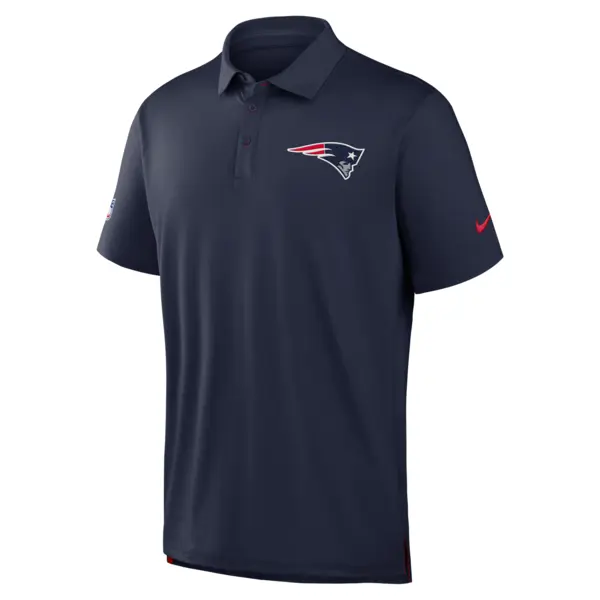 Nike New England Patriots Tour Dri-fit Nfl Polo - Blue