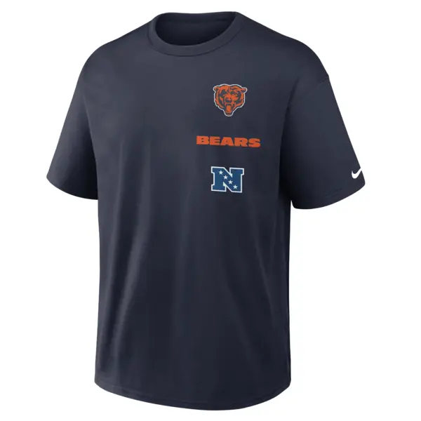 Nike Chicago Bears Max90 Nfl T-shirt - Blue