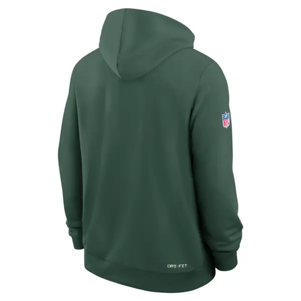 Nike Bay Packers Sideline Standard Issue Full-zip Hoodie - Green