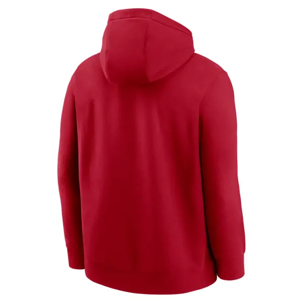 Nike San Francisco 49ers Club Pullover Hoodie - Red