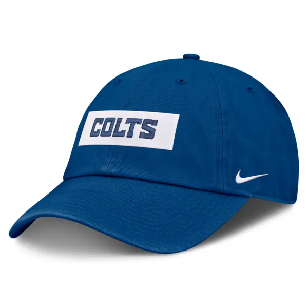 Nike Indianapolis Colts Primetime Club Wordmark Nfl Adjustable Hat - Blue