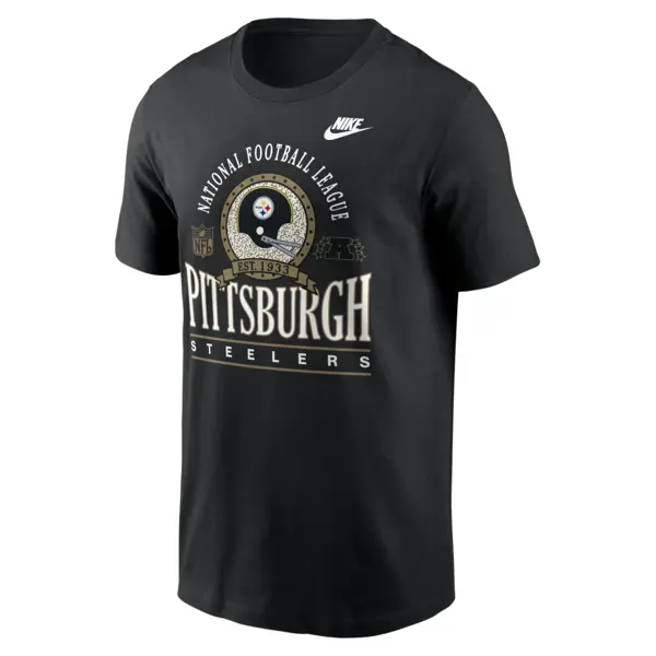 Nike Pittsburgh Steelers Rewind Essential Nfl T-shirt - Black