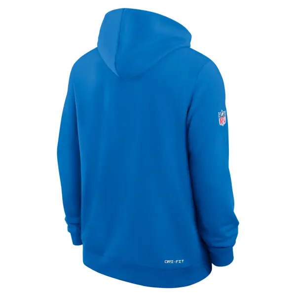 Nike Detroit Lions Sideline Standard Issue Pullover Hoodie - Blue