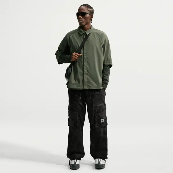 Nike Air Woven All-over Print Cargo Pants - Black