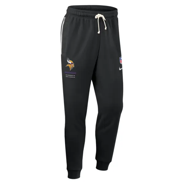 Nike Minnesota Vikings Sideline Standard Issue Dri-fit Nfl Taper Pants - Black