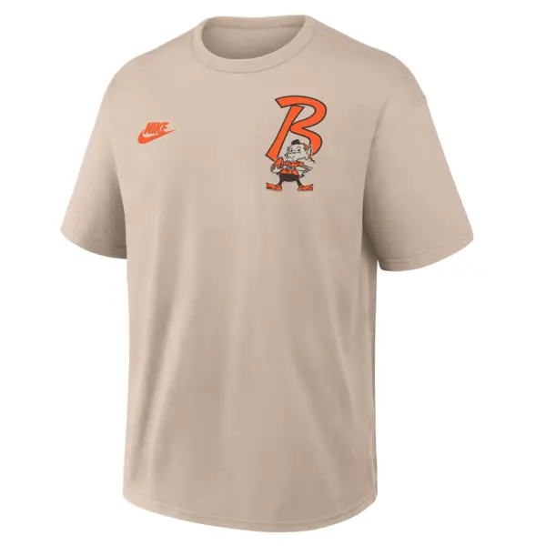 Nike Cleveland Browns Rewind Max90 Nfl T-shirt - Brown