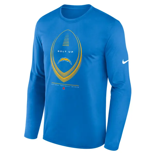 Nike Los Angeles Chargers Legend Icon Dri-fit Nfl Long-sleeve T-shirt - Blue
