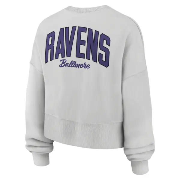 Nike Baltimore Ravens Primetime Phoenix Nfl Oversized Pullover Crew