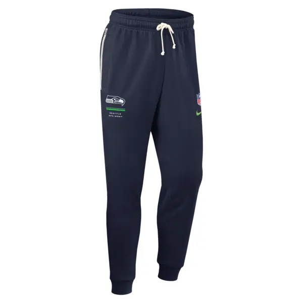 Nike Seattle Seahawks Sideline Standard Issue Dri-fit Nfl Taper Pants - Blue
