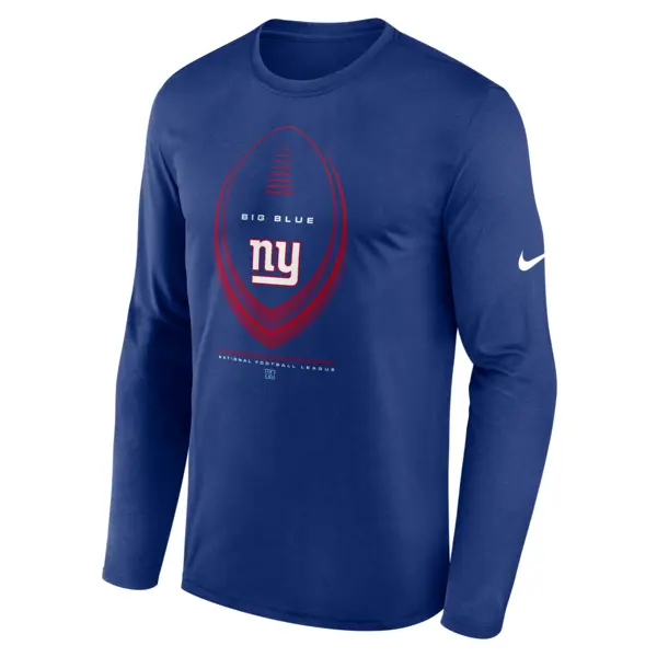 Nike New York Giants Legend Icon Dri-fit Nfl Long-sleeve T-shirt - Blue
