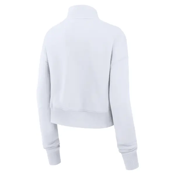 Nike Cleveland Browns Primetime Phoenix Oversized Cropped 1/4-zip Crew