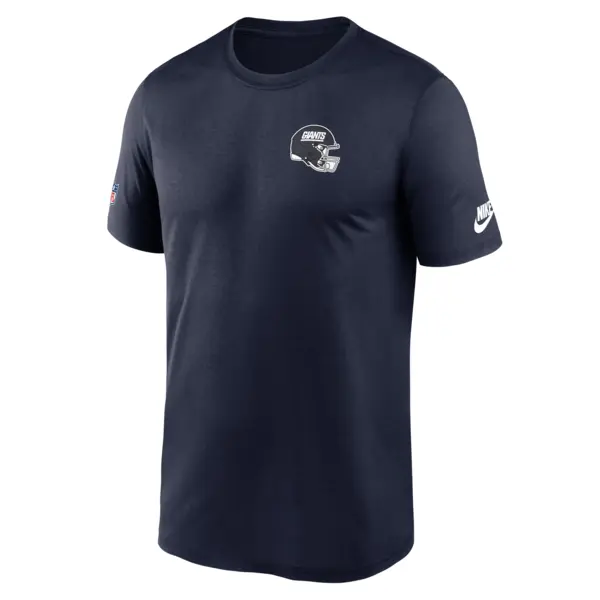 Nike New York Giants Alt Legend Small Logo Dri-fit Nfl T-shirt - Blue
