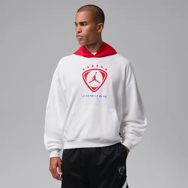 JORDAN Brooklyn Fleece Pullover Hoodie - White