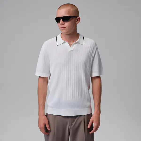 JORDAN Sport Knit Golf Polo - White