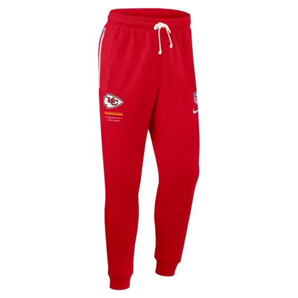 Nike Kansas City Chiefs Sideline Standard Issue Dri-fit Nfl Taper Pants - Red
