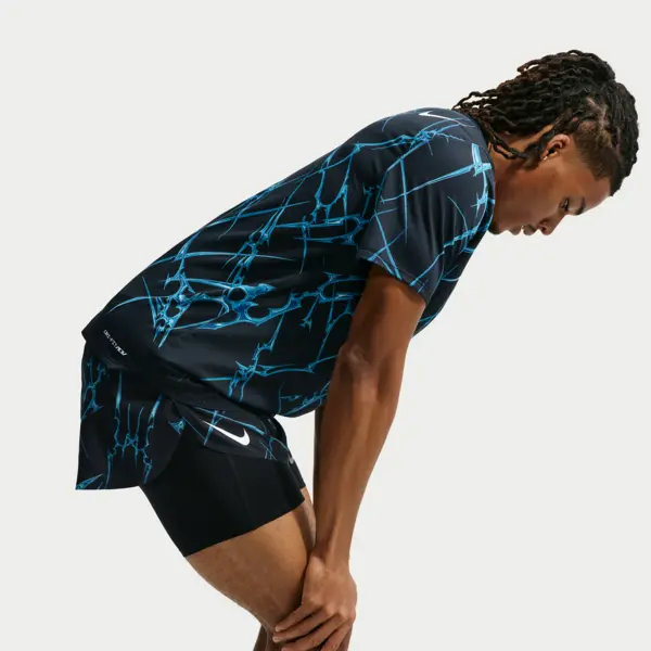 Nike Aeroswift Dri-fit Adv Printed Short-sleeve Running Top