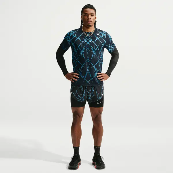 Nike Aeroswift Dri-fit Adv Printed Short-sleeve Running Top
