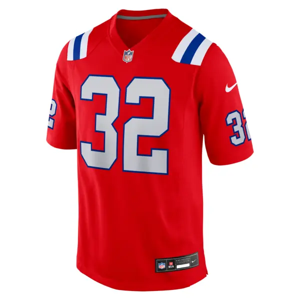 Nike Treveyon Henderson New England Patriots Nfl Game Jersey - Red