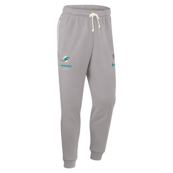 Nike Miami Dolphins Sideline Standard Issue Dri-fit Nfl Taper Pants - Grey