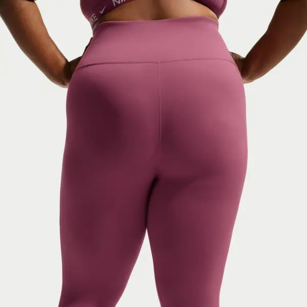Nike One High-waisted 7/8 Leggings With Pockets - Red