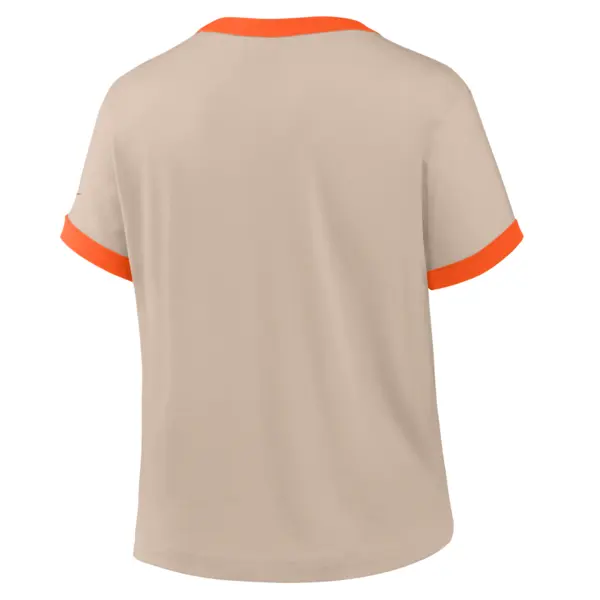 Nike Cleveland Browns Rewind Ringer Cropped T-shirt
