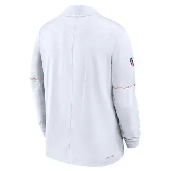 Nike Kansas City Chiefs Sideline 1/2-zip Top - White