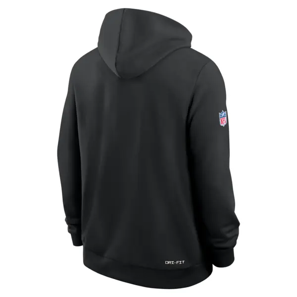 Nike Pittsburgh Steelers Dri-fit Nfl Full-zip Hoodie - Black
