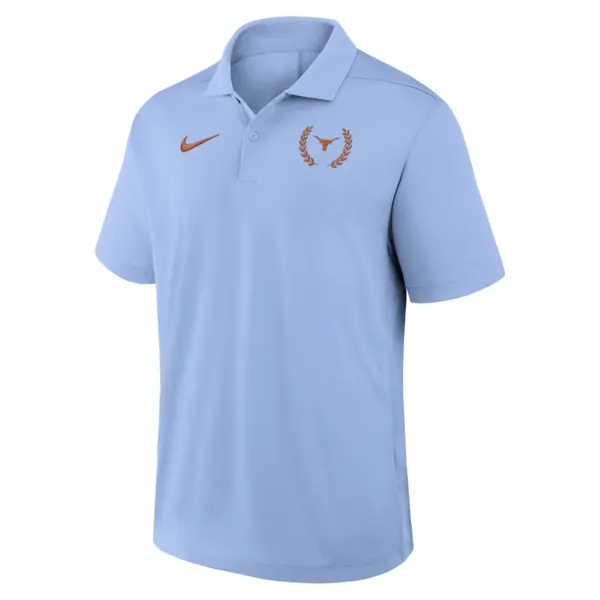 Nike Texas Victory Plus Dri-fit College Polo - Blue