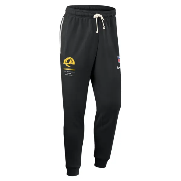 Nike Los Angeles Rams Sideline Standard Issue Dri-fit Nfl Taper Pants - Black