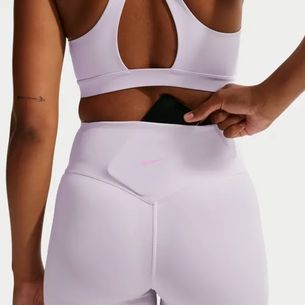 Nike Universa High-waisted Biker Shorts - Purple