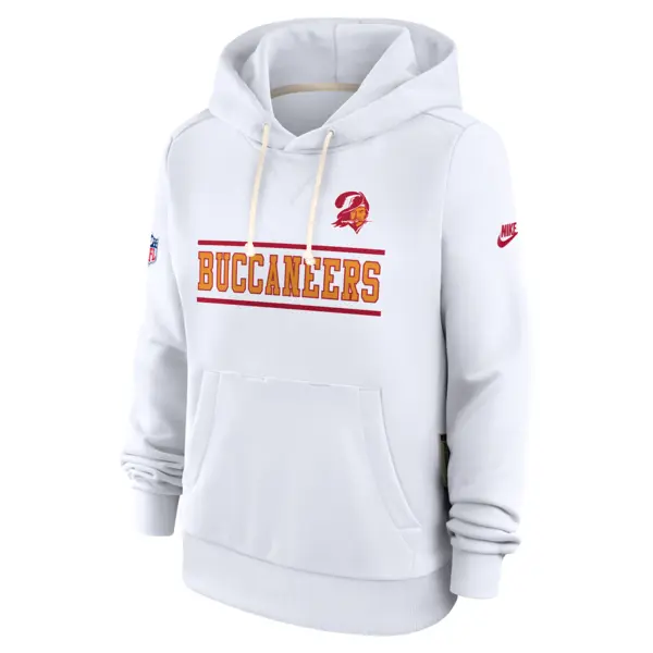 Nike Tampa Bay Buccaneers Sideline Standard Issue Alt Dri-fit Nfl Pullover Hoodie - White
