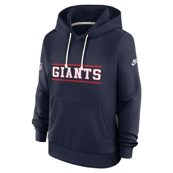 Nike New York Giants Sideline Standard Issue Alt Dri-fit Nfl Pullover Hoodie - Blue