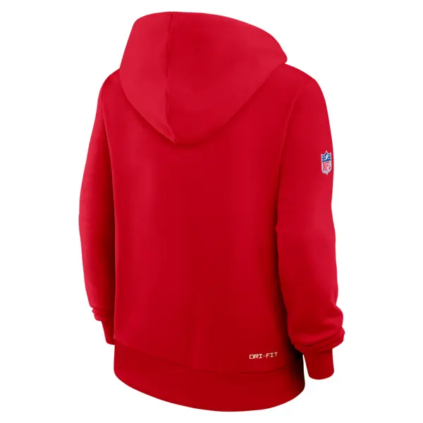 Nike Kansas City Chiefs Sideline Standard Issue Pullover Hoodie - Red