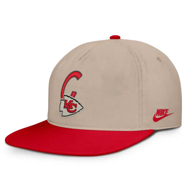 Nike Kansas City Chiefs Rewind Pro Nfl Adjustable Hat - Brown