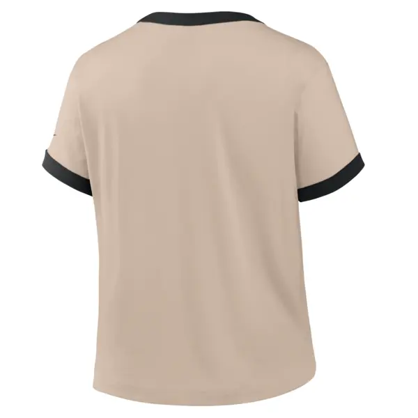 Nike Cincinnati Bengals Rewind Ringer Cropped T-shirt
