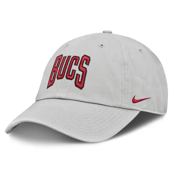 Nike Tampa Bay Buccaneers Primetime Club Arched Nfl Adjustable Hat - Grey
