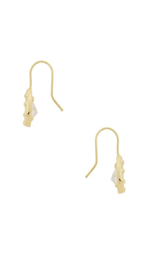 LOVERS AND FRIENDS Alora Drop Earrings In Metallic