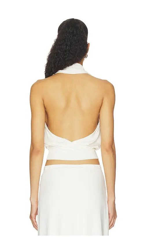 With Jéan Ella Top In White