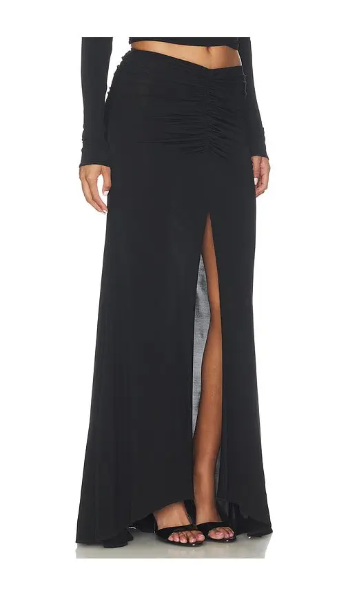 Misha Collection The Jersey Gathered Skirt
