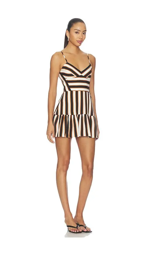 Amanda Uprichard Spencer Romper In Multi