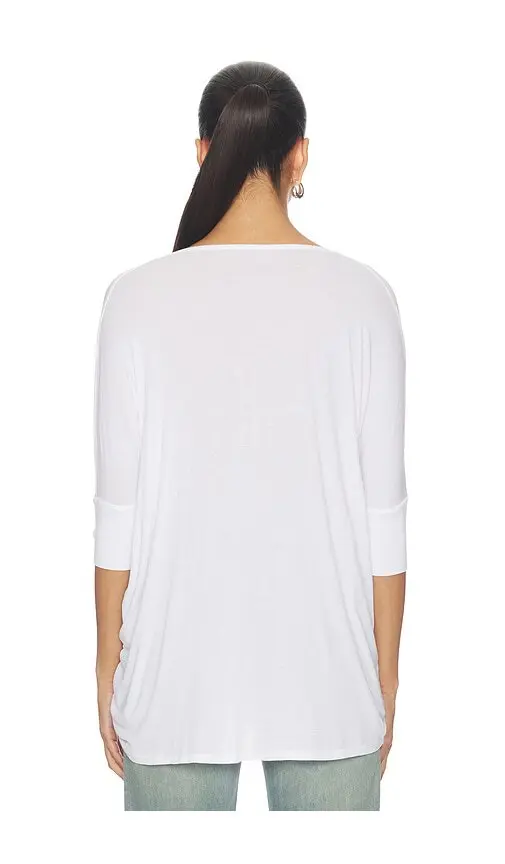 Michael Lauren Dylan 3/4 Sleeved Draped V-neck